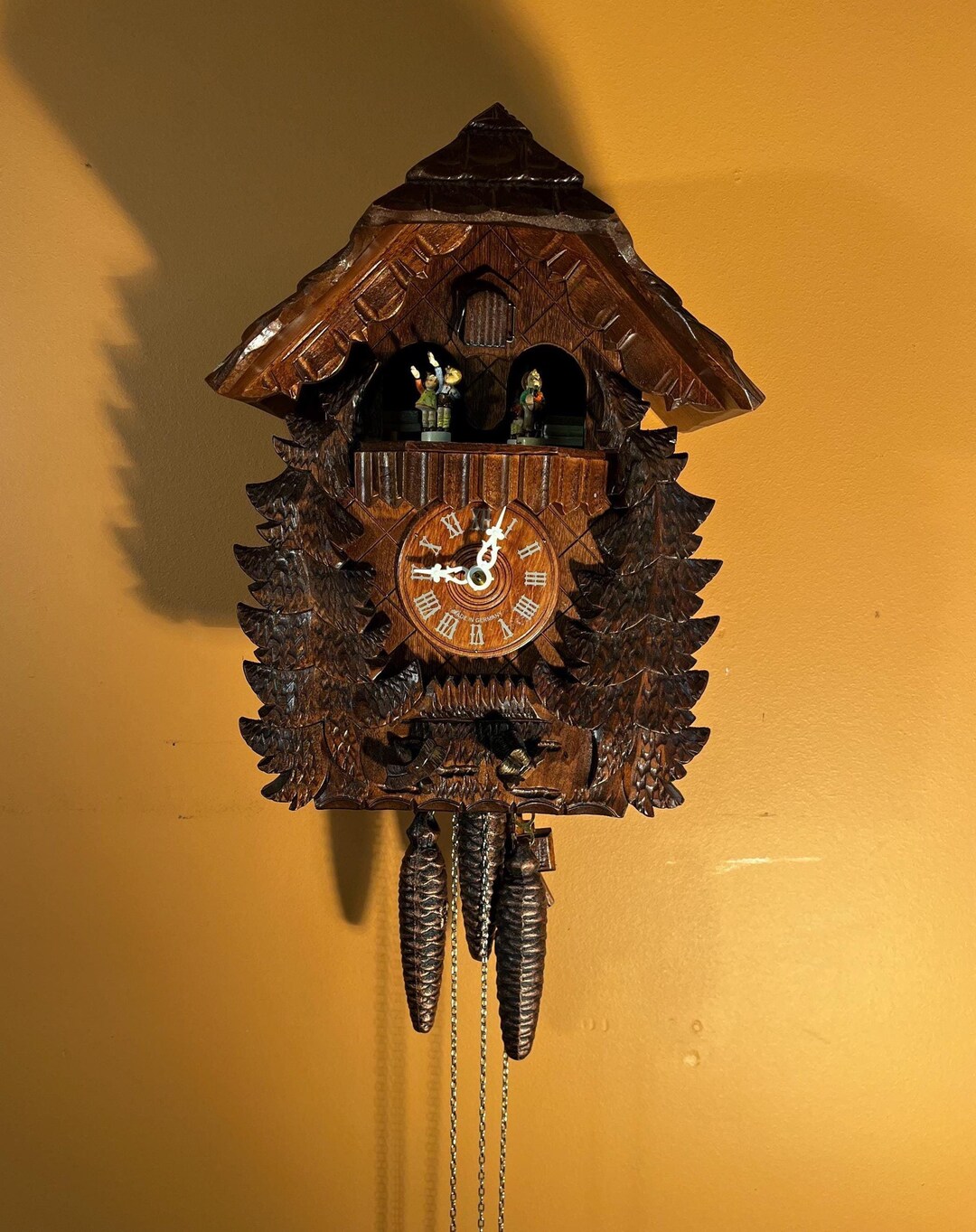 Working ~ Vintage Musical Hummel Cuckoo Clock - Etsy