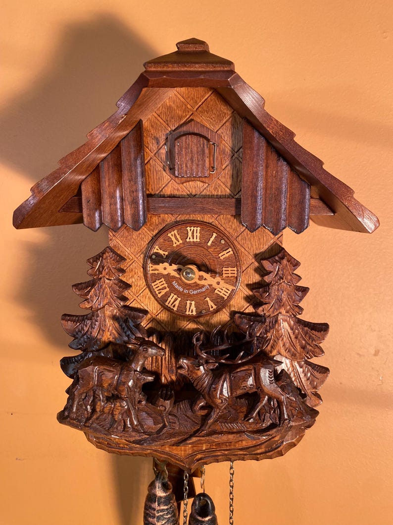 Working 1-day Chalet Style Cuckoo Clock - Etsy
