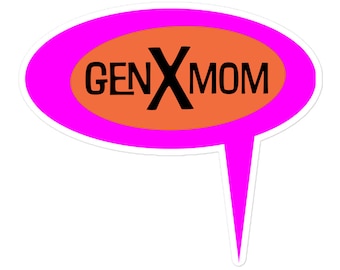 Gen X Circa 66 Retro Sun Sticker - Etsy