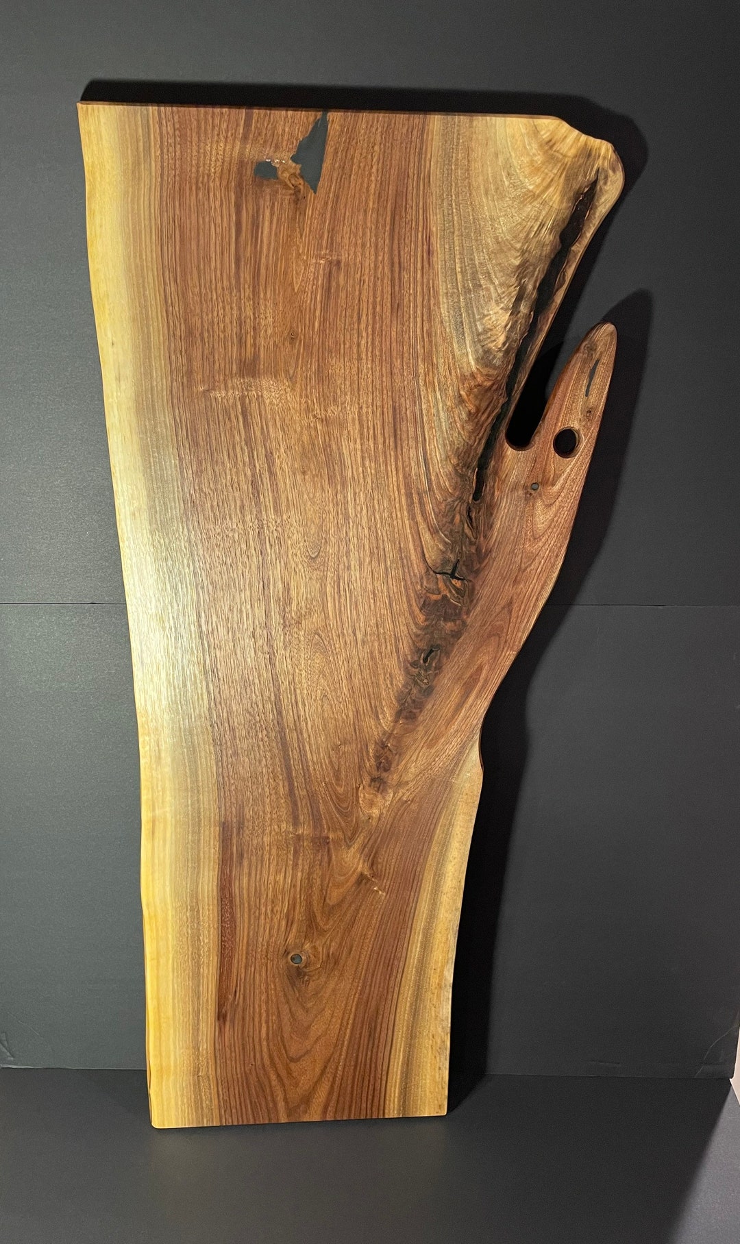 Handmade Black Walnut Charcuterie Board Live Edge - Etsy