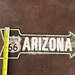 Arizona Arrow Route 66 Tin Metal Sign Vintage Gas Decor Wall Decor for ...