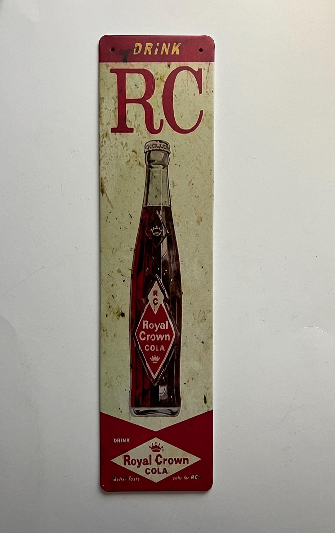 RC Cola Tin Metal Sign Decor Garage Gifts for Men Wall Decor for Garage ...