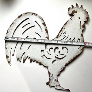 12 Metal Rooster Sign Art Chicken Art Rustic Chicken Metal Signs ...