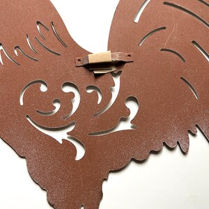 12 Metal Rooster Sign Art Chicken Art Rustic Chicken Metal Signs ...