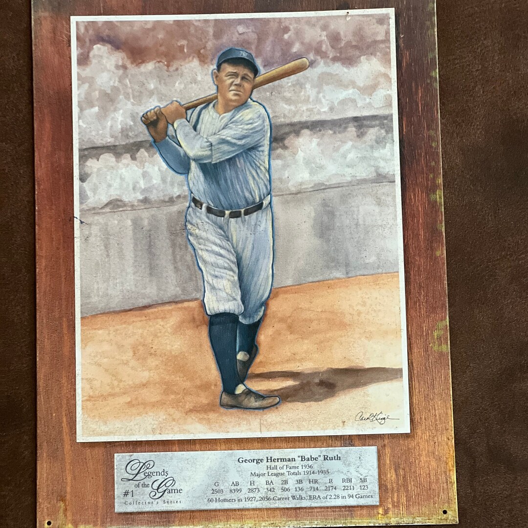 Babe Ruth, George Herman Legends of the Game Major League Baseball ...