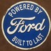 Powered by Ford Built to Last Sign Motor Oil Gas Station Mancave Decor ...
