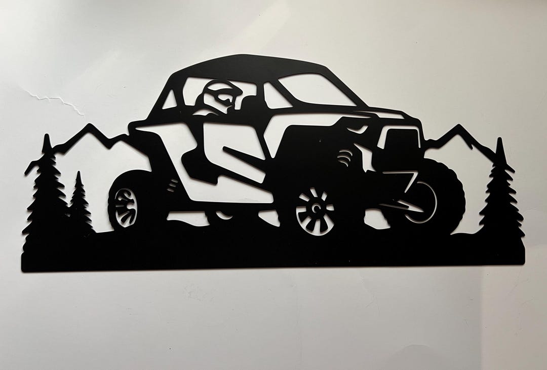 19 Metal Side by Side ATV Iron Sign UTV off Road Metal Art UTV Metal ...