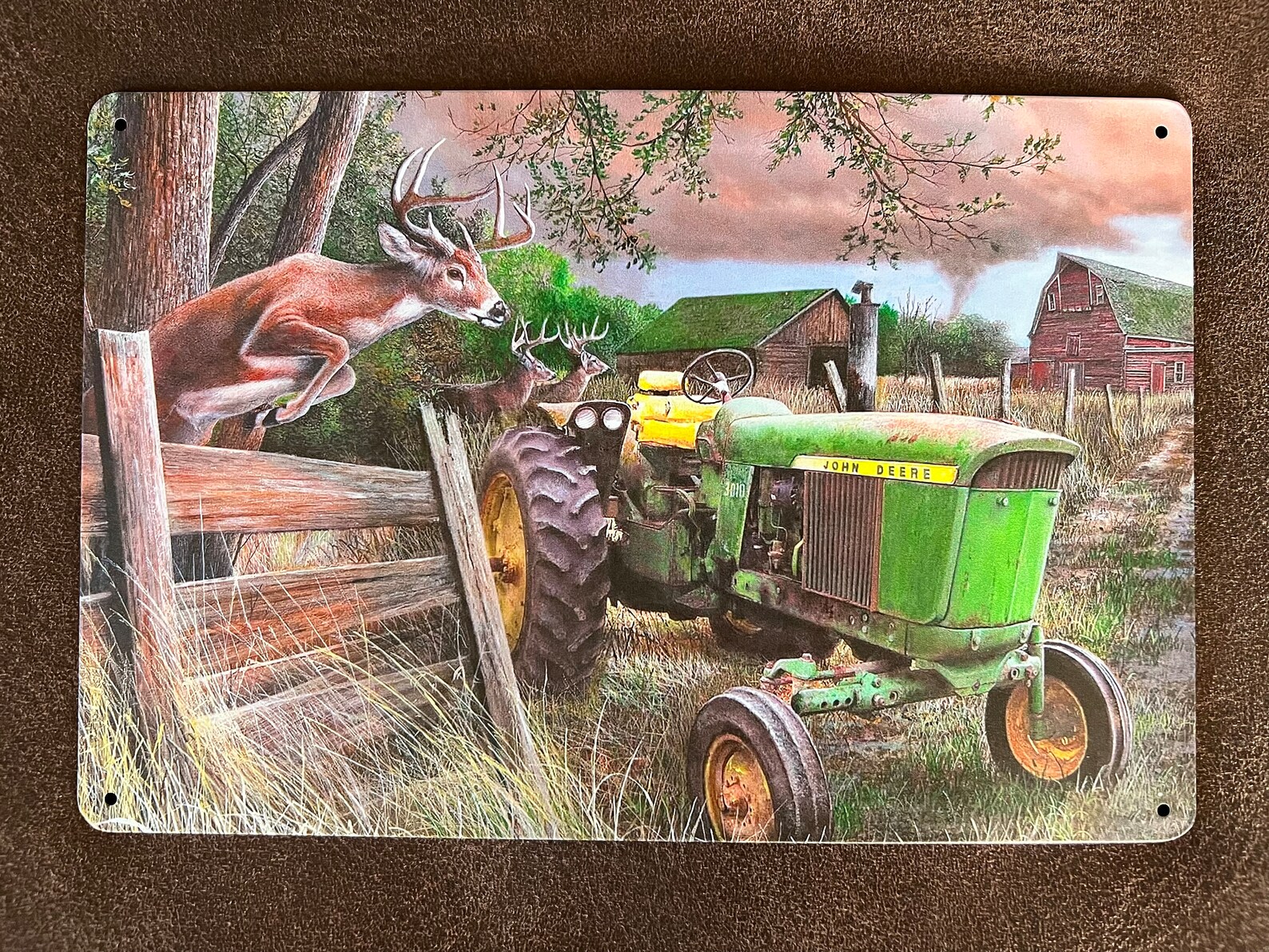 John Deere Tin Metal Sign Man Cave Decor Garage Gifts for Men Wall ...