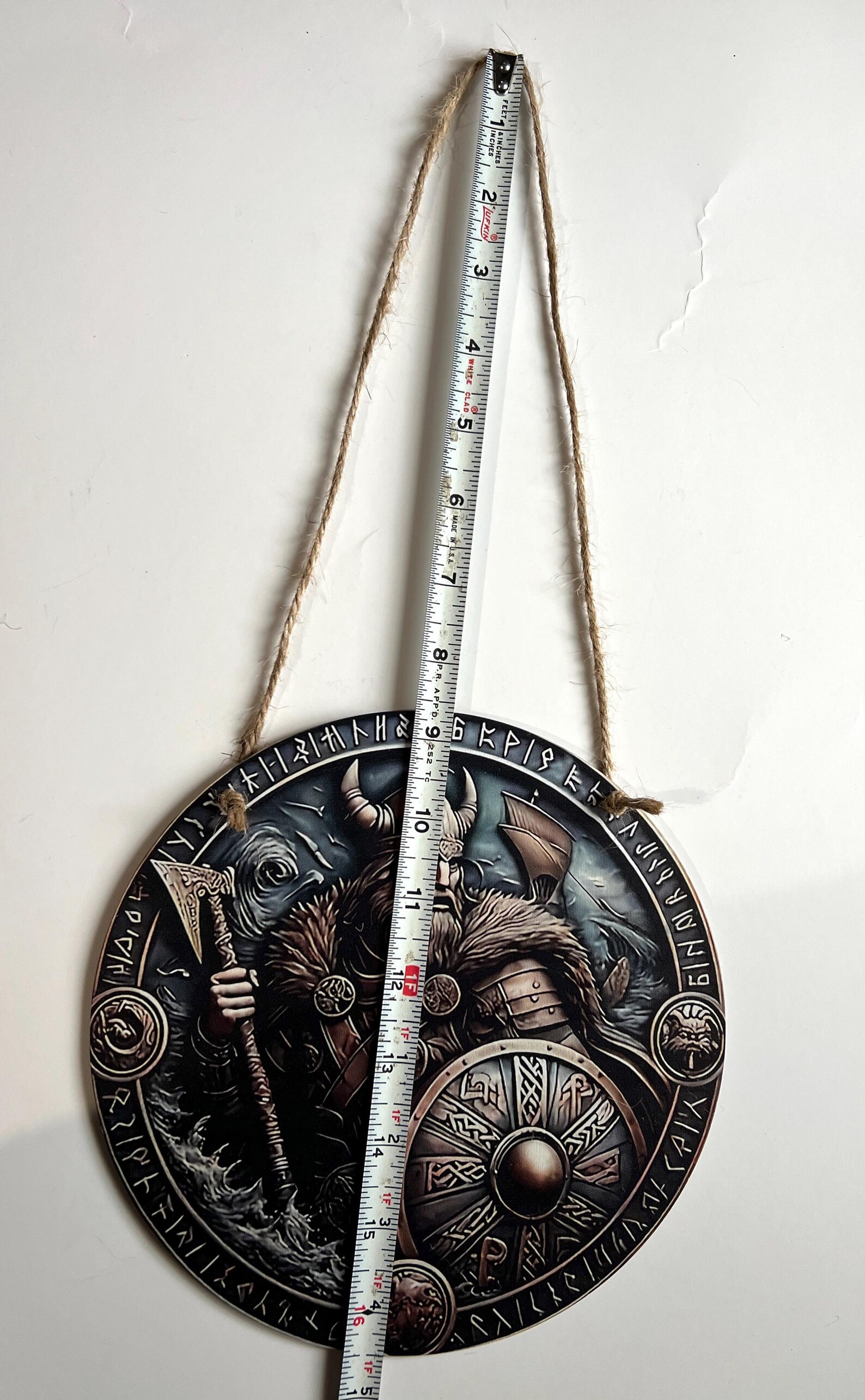 8 Viking Warrior Hanging Sign Wood Sign Decor Garage Gifts for Men Wall ...