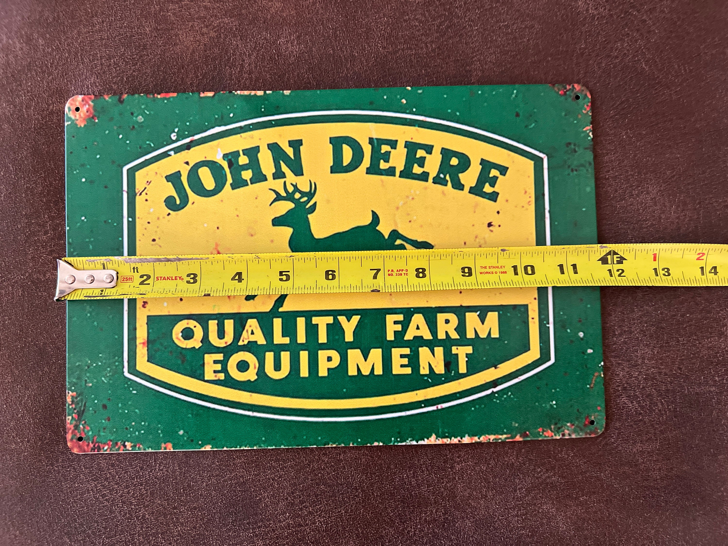 John Deere Tin Metal Sign Farming Decor Garage Gifts for Men Wall Decor ...