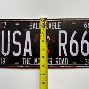 Route 66 License Plate Route 66 Plates Garage Signs for Men ...