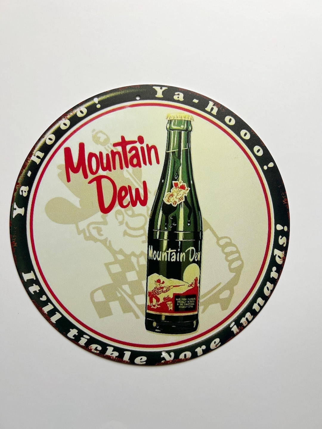 Mountain Dew Tin Metal Sign Decor Garage Wall Decor for Garage Sign ...