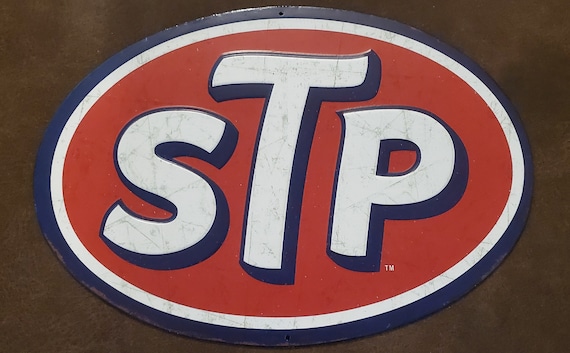 STP Sign Motor Oil Gas Station Mancave Decor Tin Sign - Etsy