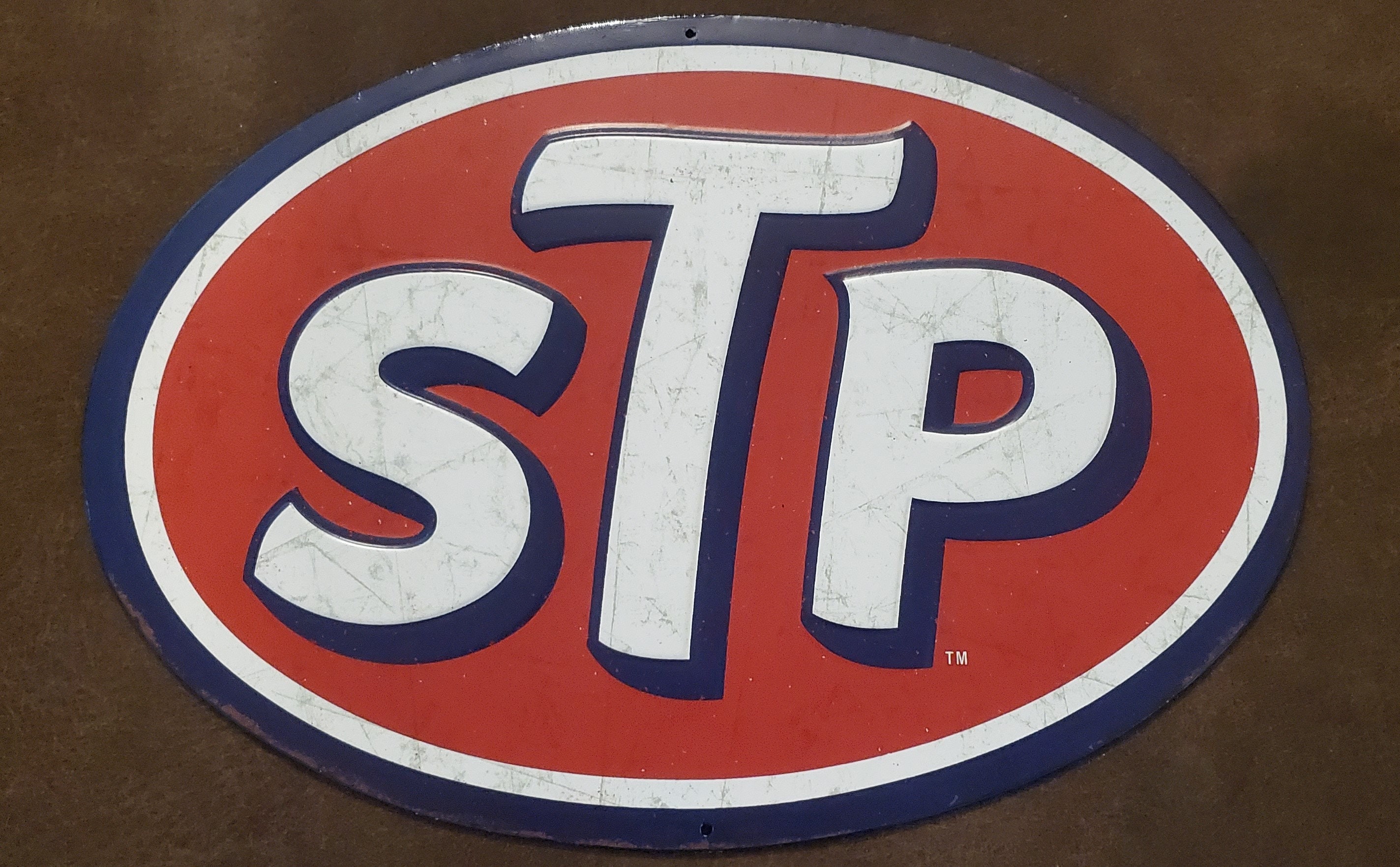 STP Sign Motor Oil Gas Station Mancave Decor Tin Sign - Etsy