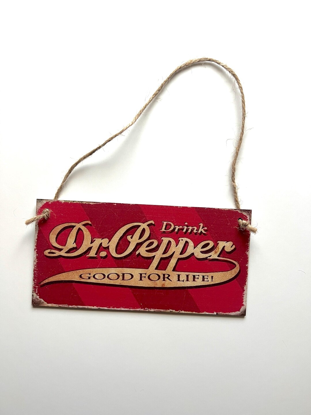 Hanging Dr Pepper Sign Wood Dr. Pepper Sign Decor Garage Gifts for Men ...