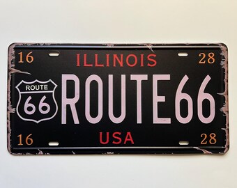 California Route 66 License Plate Plates Garage Signs for Men ...