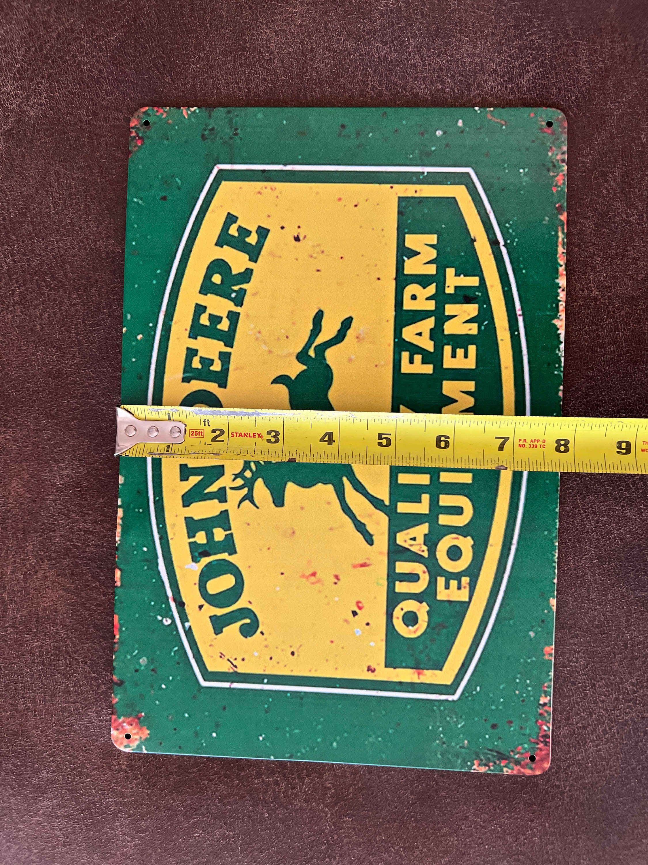 John Deere Tin Metal Sign Farming Decor Garage Gifts for Men Wall Decor ...