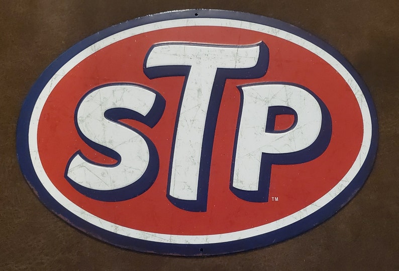 STP Sign Motor Oil Gas Station Mancave Decor Tin Sign 11.75 Rustic ...