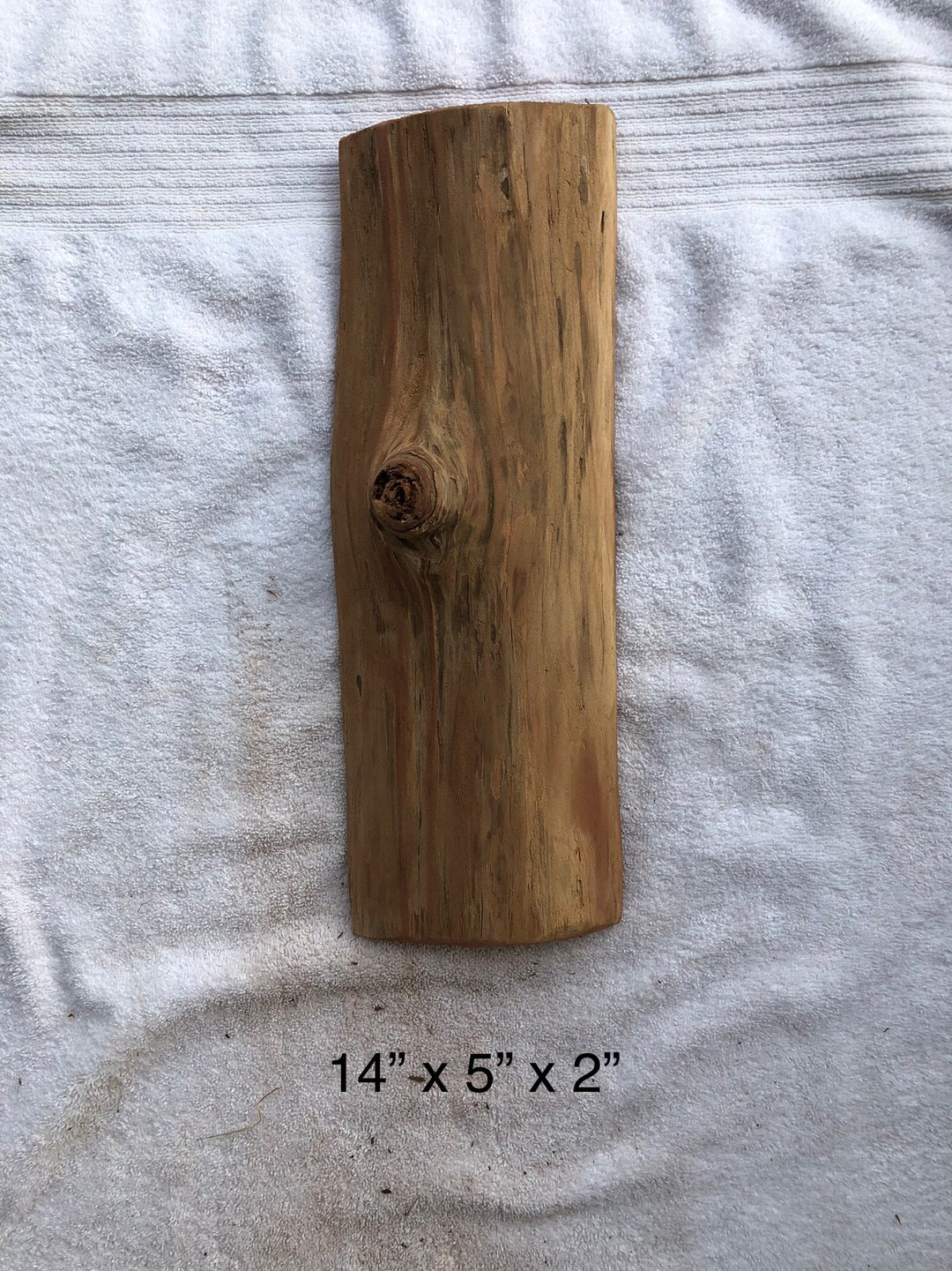 J - Simple, Single Knotted Cedar Plank With Focal Point on the Solid ...