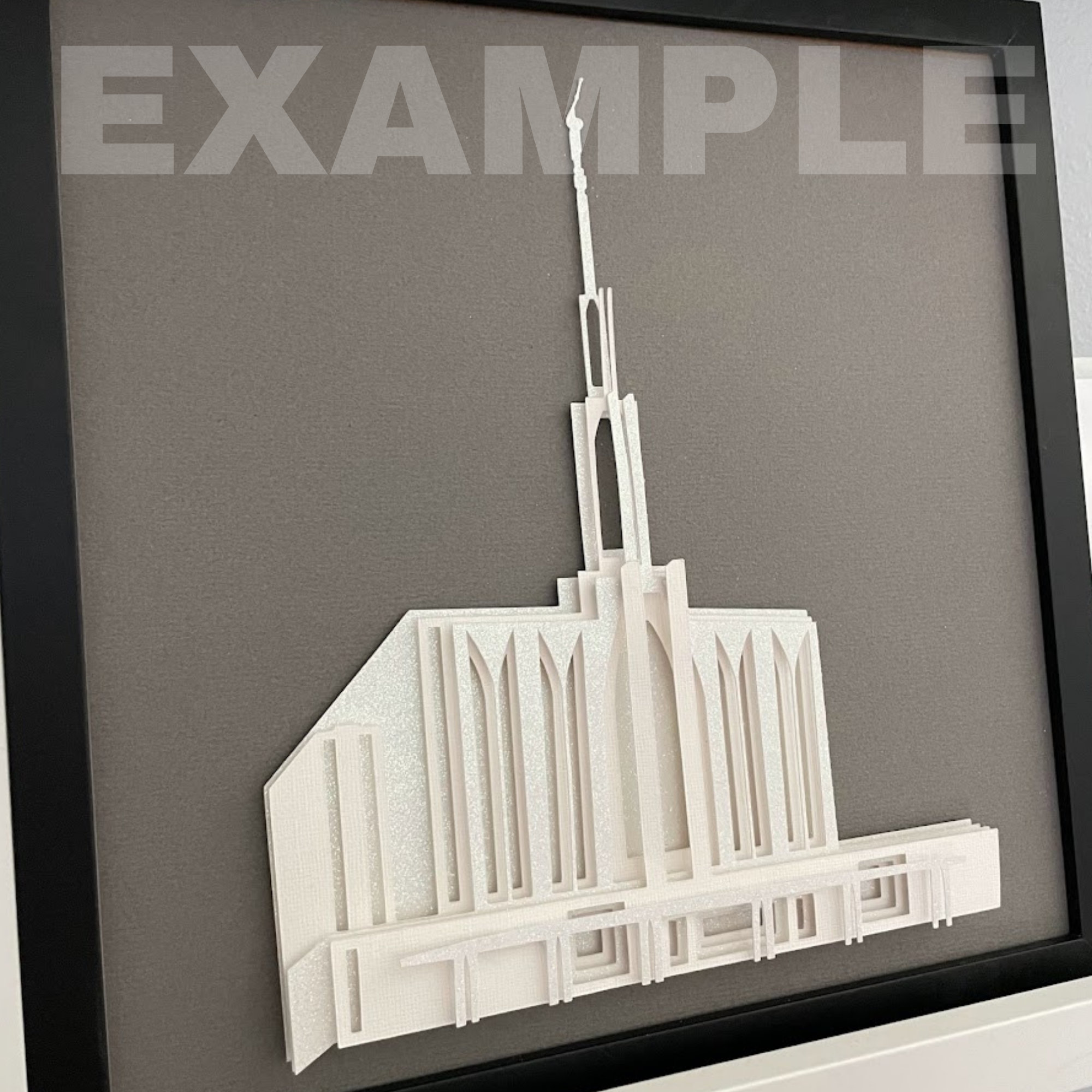 Seattle Temple SVG 3D Shadowbox Instant Download - Etsy.de