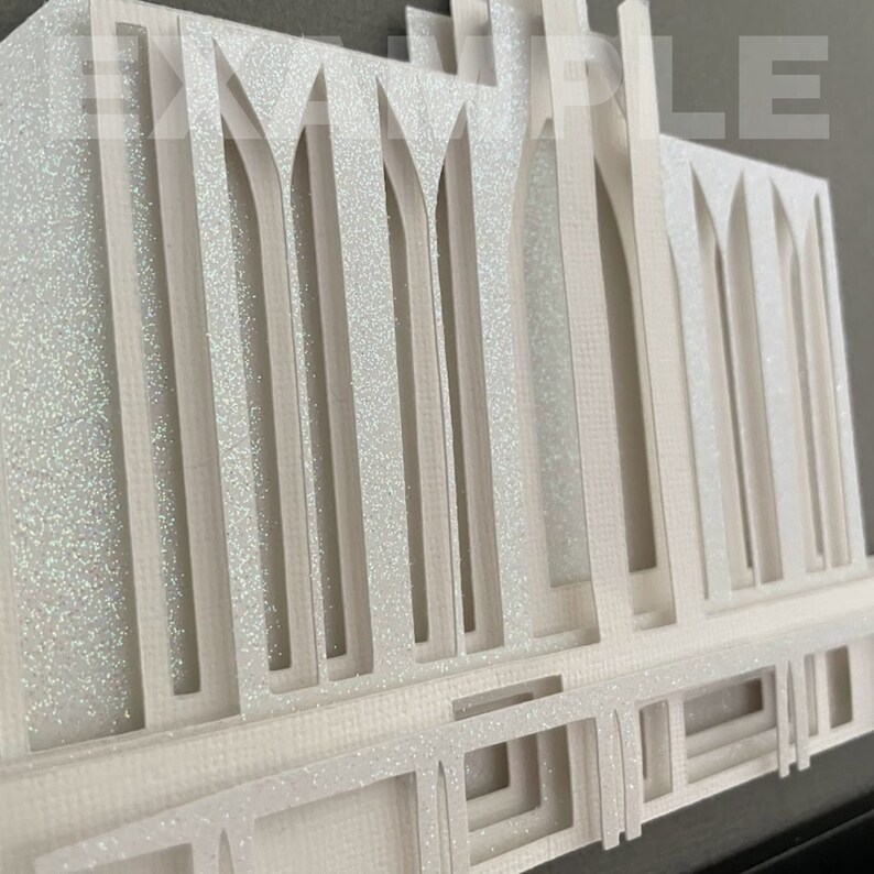 Seattle Temple SVG 3D Shadowbox Instant Download - Etsy.de