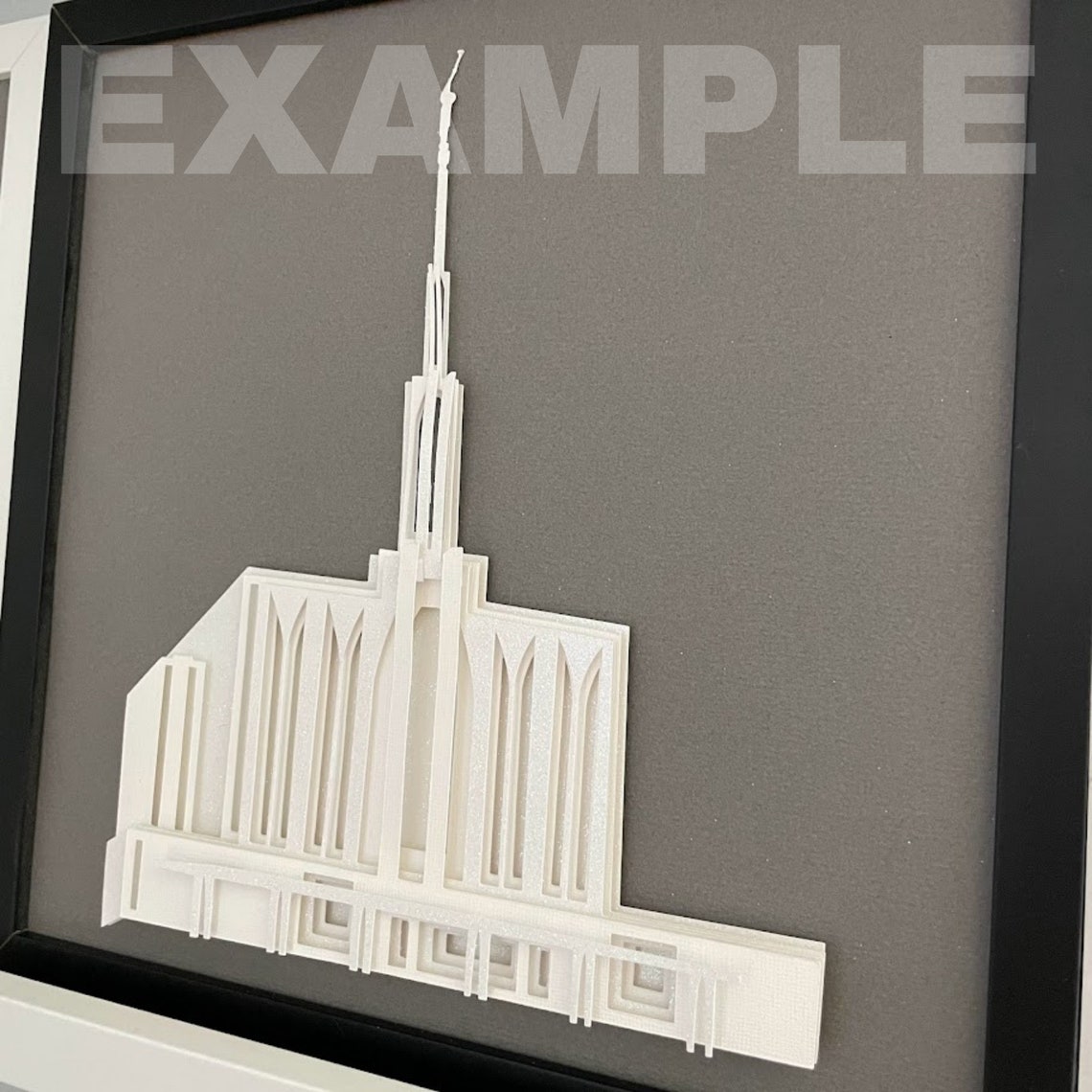 Seattle Temple SVG 3D Shadowbox Instant Download - Etsy.de