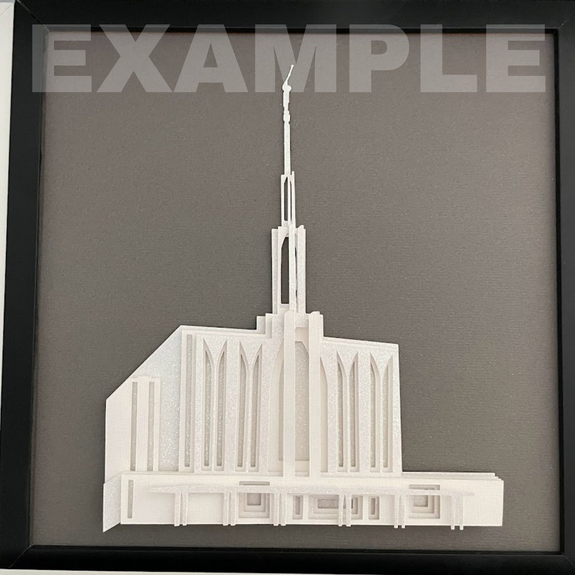 Seattle Temple SVG 3D Shadowbox Instant Download - Etsy.de