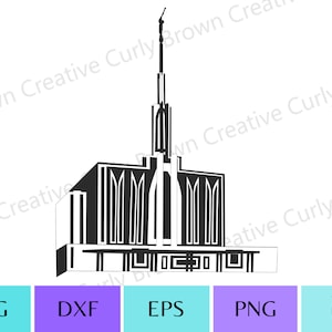 Seattle Temple SVG 3D Shadowbox Instant Download - Etsy.de