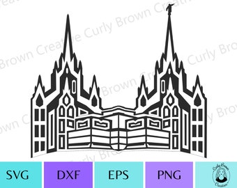 Seattle Temple SVG 3D Shadowbox Instant Download - Etsy