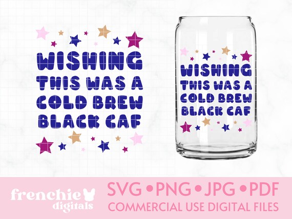 Cold Brew SVG File Coffee Quotes and Sayings File Digital - Etsy