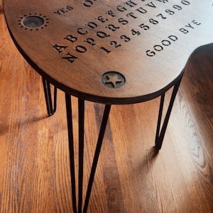 Ouija Board Table W Planchette Cutout - Etsy