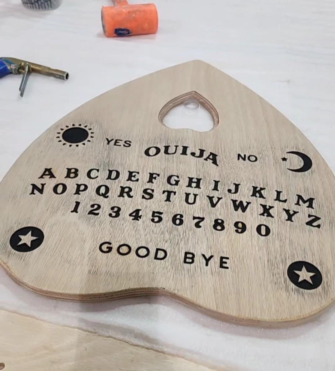 Ouija Table Top Only With Planchette Cutout - Etsy