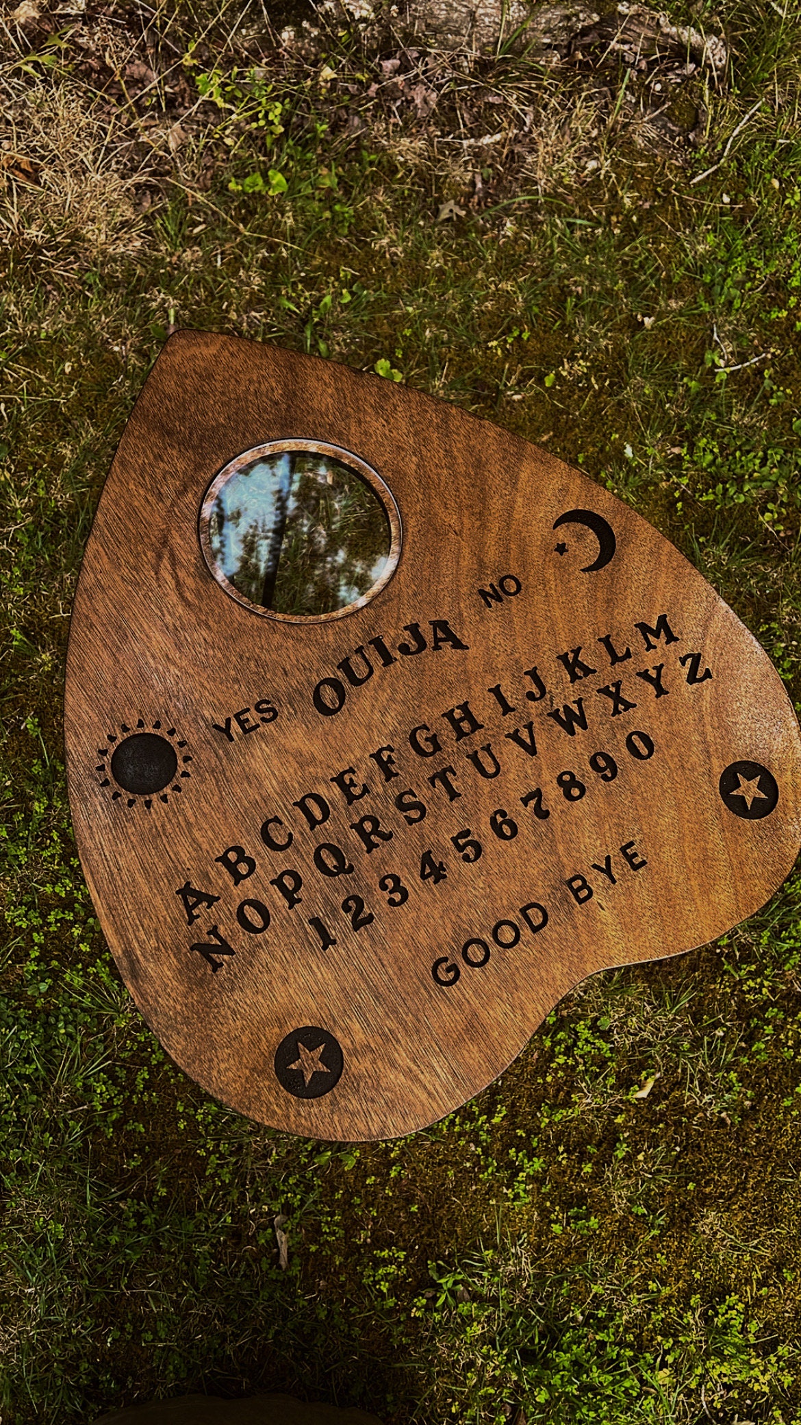 Ouija Board Table W Circle Cutout - Etsy UK