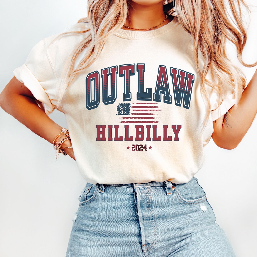 Outlaw Hillbilly Trump Vance Shirt 2024 Election Conservative Political ...