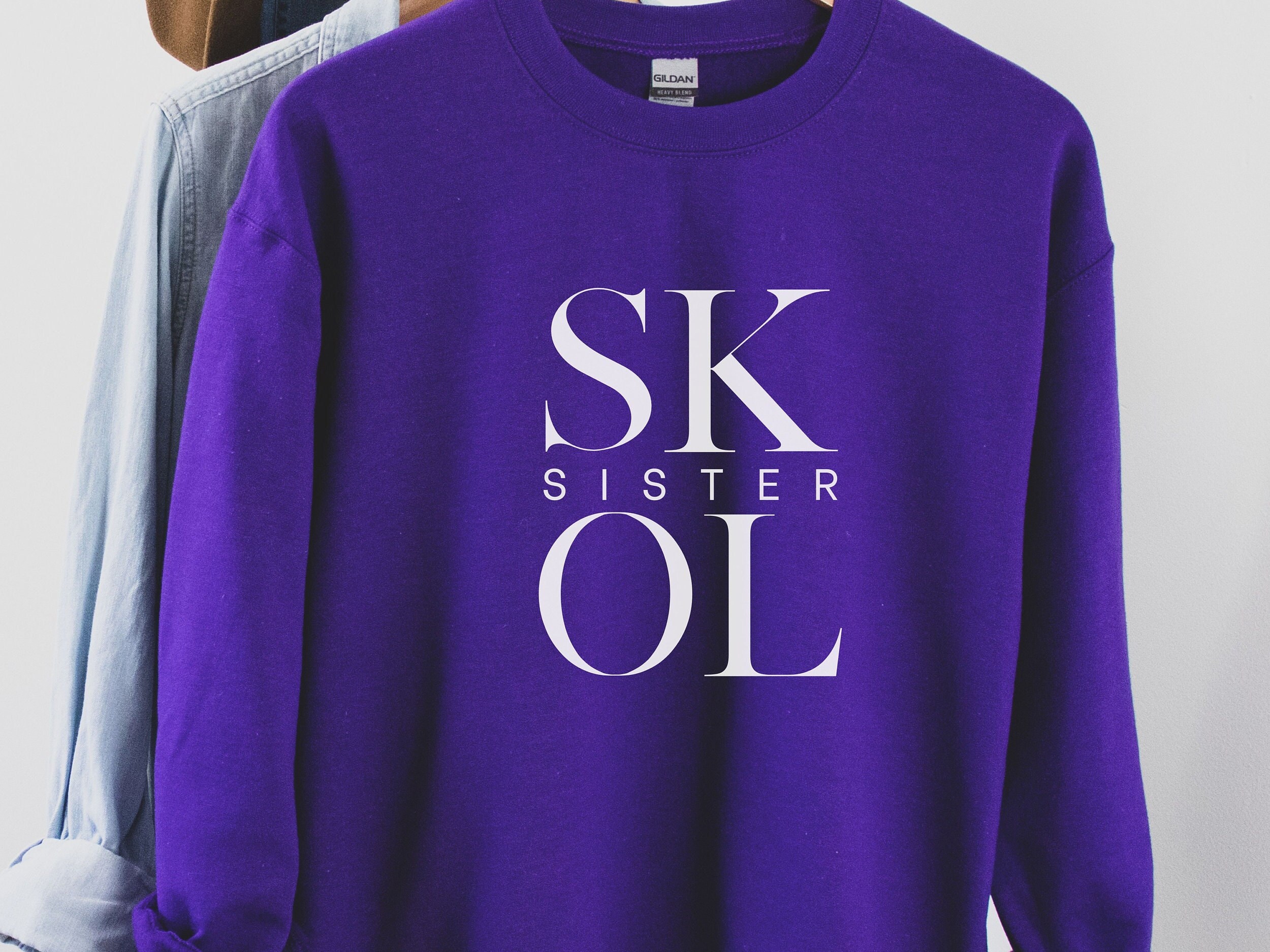 Skol Sister Shirt for Vikes Game Day Sweatshirt for Minnesota Football ...