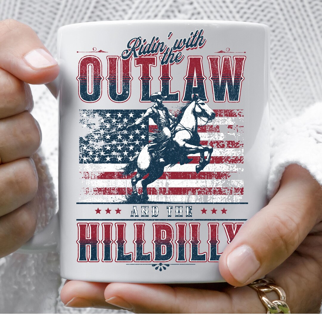 Trump Mug Gift Outlaw Hillbilly USA Election Coffee Cup Conservative ...