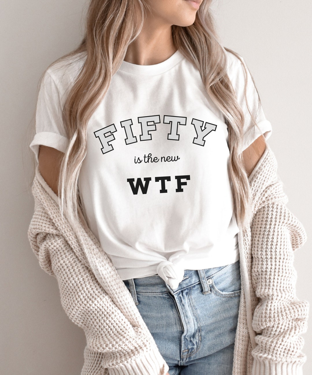 50th Birthday Shirt Funny 50th Birthday T-shirts WTF Shirt - Etsy