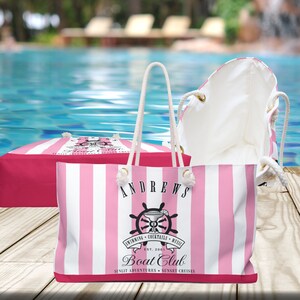 Personalized Beach Bag With Name Custom Beach Bag Pool Accessories ...