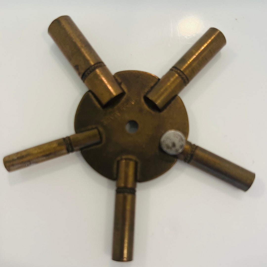 Vintage Pre 1960s Master Clock Winding Key 5 Prong Swiss Made - Etsy