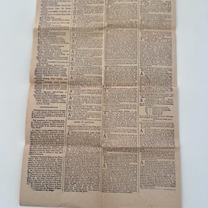 Antique Times London Newspaper Original Thursday June 22 1815 Printed ...