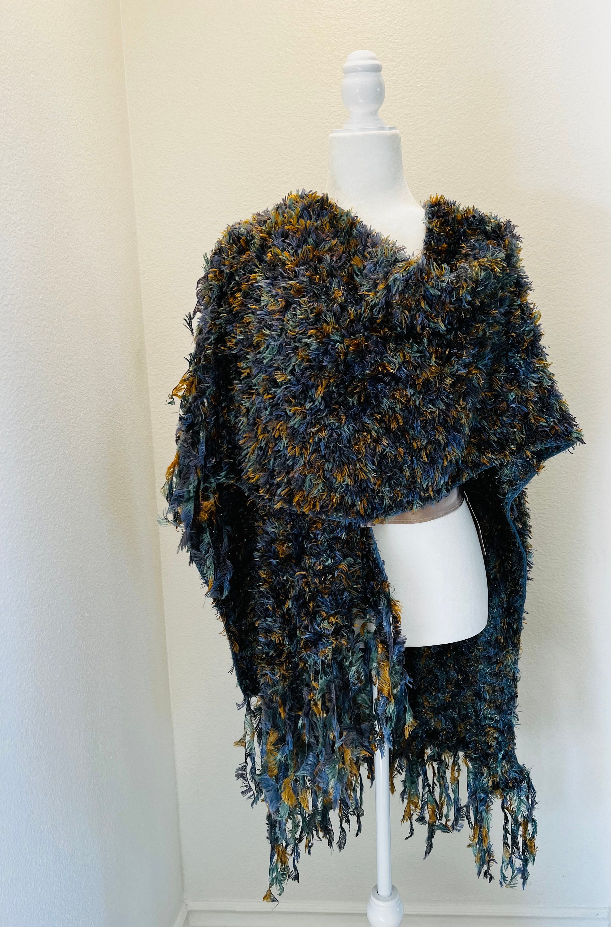 Vintage 1990 NEVER WORN Sideffects of California Fluffy Multi Color ...