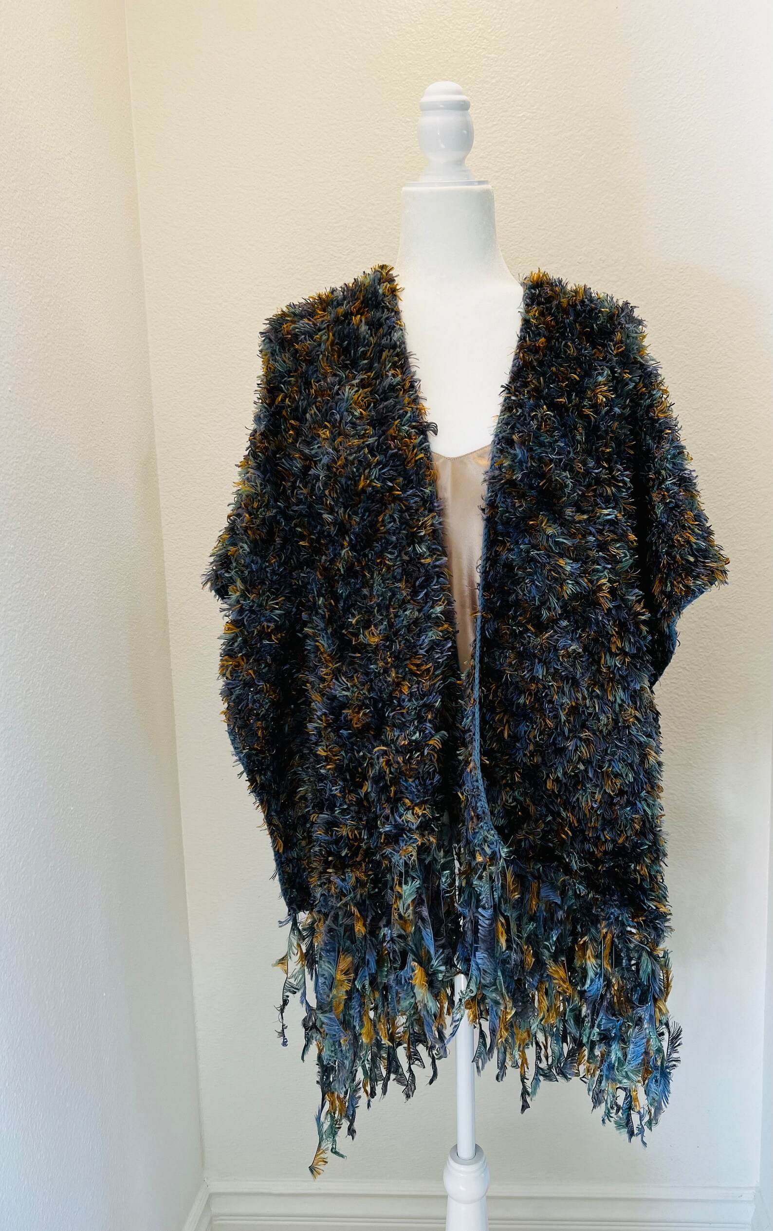 Vintage 1990 NEVER WORN Sideffects of California Fluffy Multi Color ...