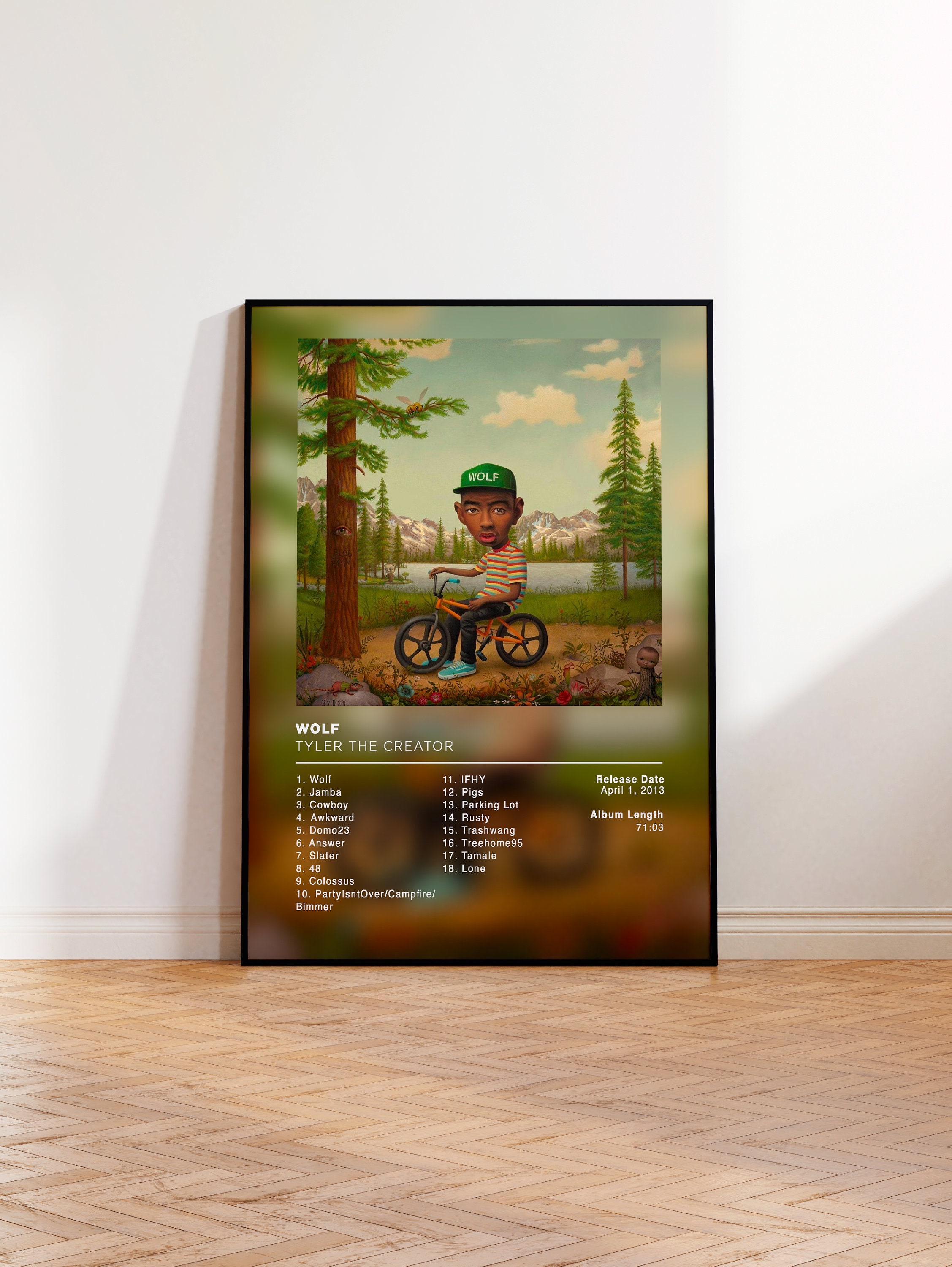 Tyler The Creator Wolf Deluxe Album Cover