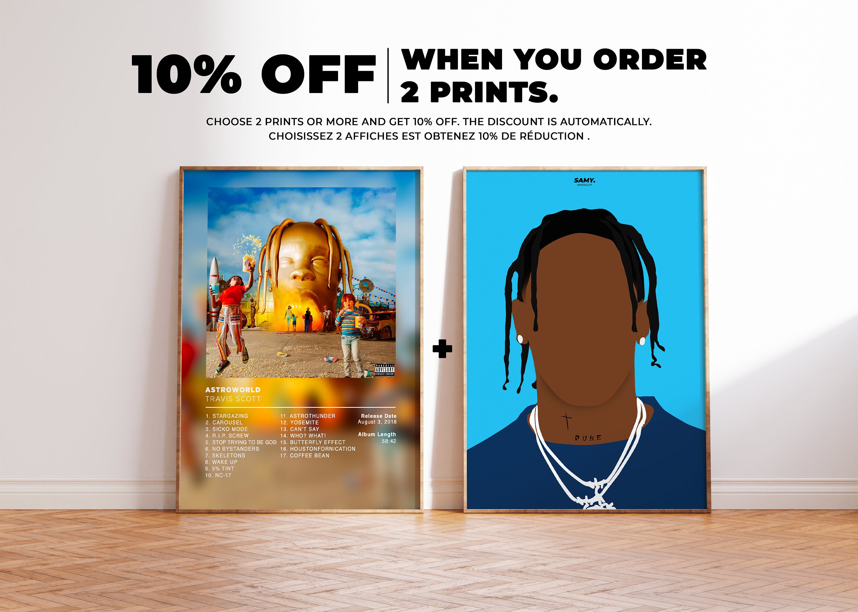 Album Poster Astroworld By Travis, Rap Posters, Album Cover, Album Wall ...
