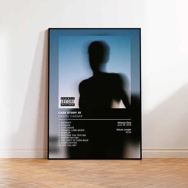 Case Study 01 Album Cover Poster - Etsy