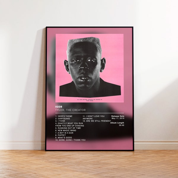 Pink Tyler the Creator Poster - Etsy