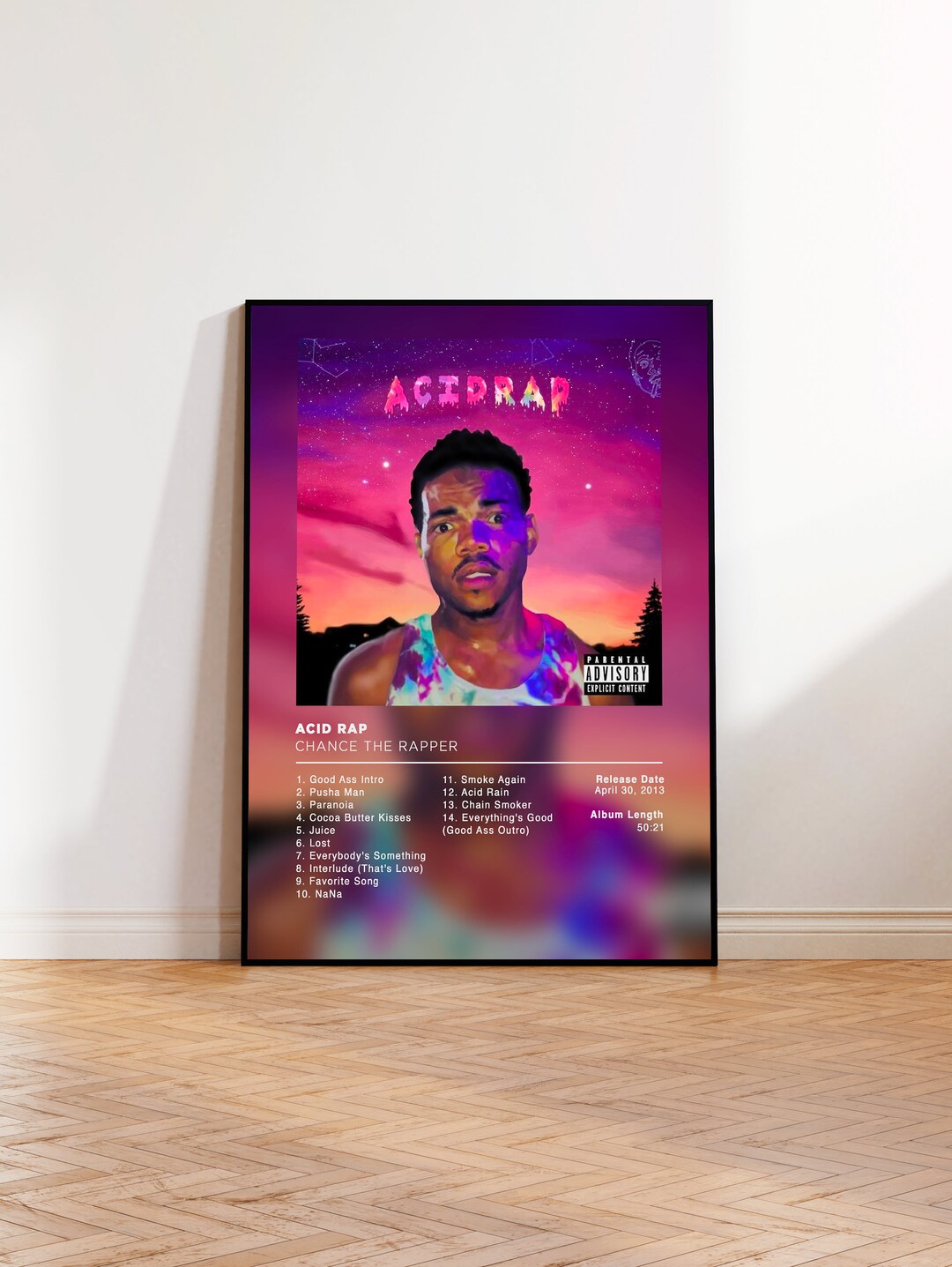 Album Poster Acid Rap by Chance the Rapper Rap Posters Album - Etsy ...