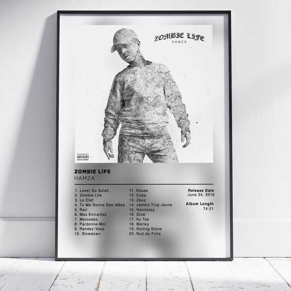 Zombie Life Hamza Poster - Etsy