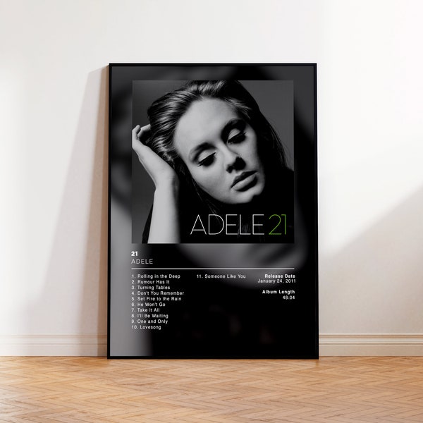Adele 21 Album Art - Etsy