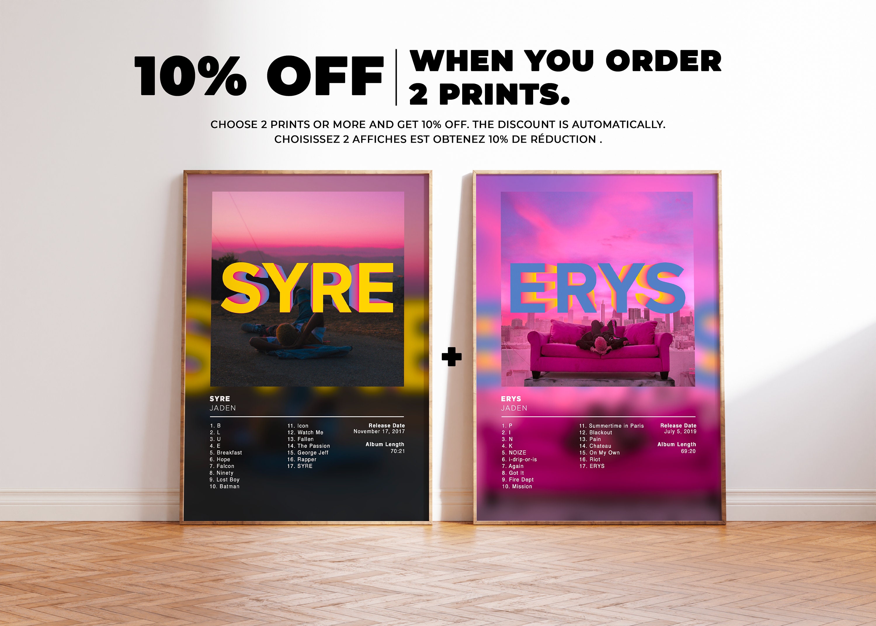 Album Poster ERYS by Jaden Rap Posters Album Cover Album - Etsy Hong Kong